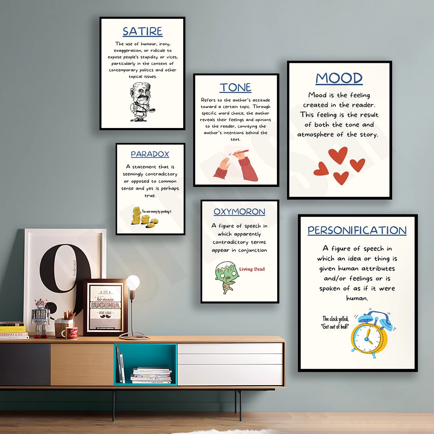 Middle School English Classroom Decorations