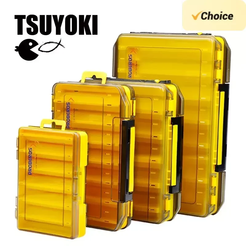 TSUYOKI-Large-Storage-Fishing-Tackle-Lure-Boxes-Large-Double-Sided ...