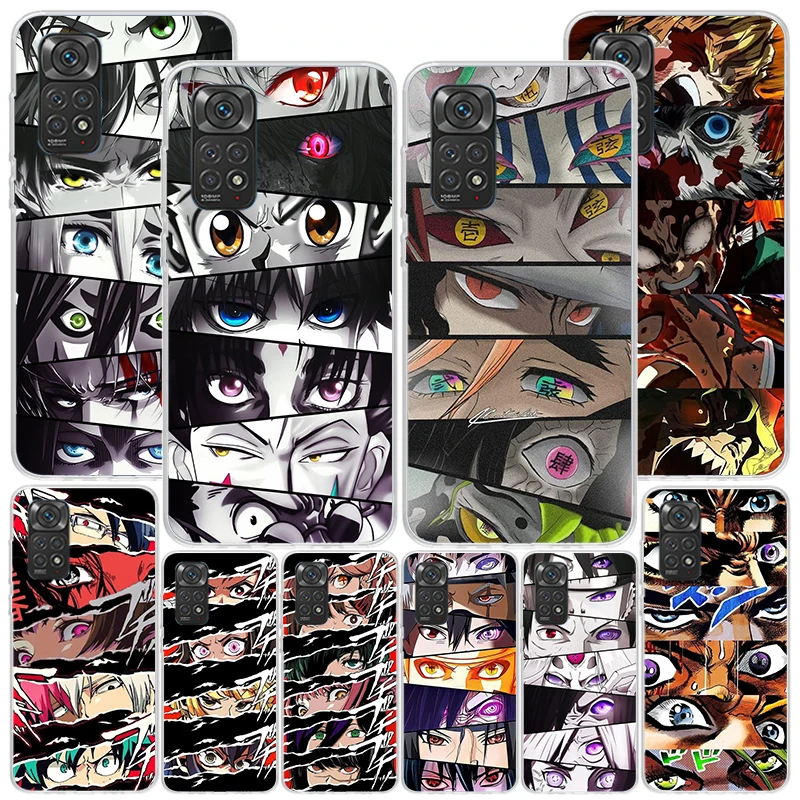 Anime-Comic-Manga-Eyes-Phnoe-Case-for-Xiaomi-Redmi-Note-12-11S-11E-11 ...