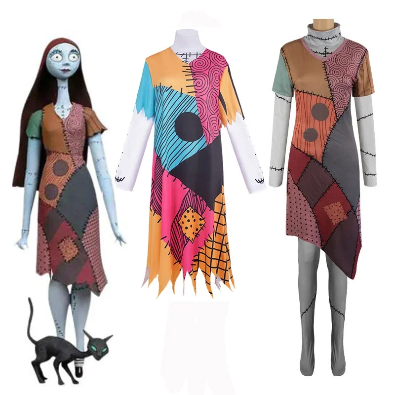 Disfraz De Pesadilla Sally Para Mujer Disfraz De Halloween Antes De