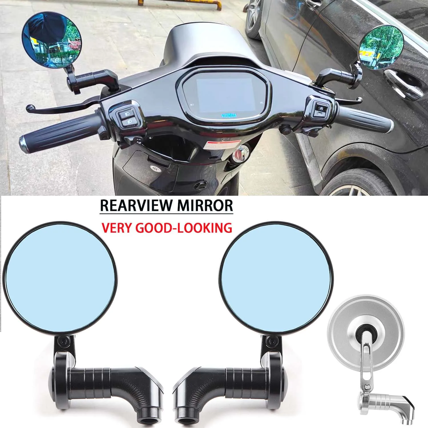 New-style-Rearview-mirrorFor-Vespa-LX-LXV-Sprint-GTS-GTV-50-150-250-300 ...