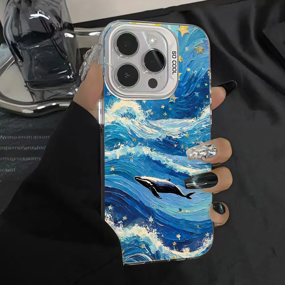 Creative Ocean-Themed Shockproof Protective Case for Honor 90 (VT-CYK9302)