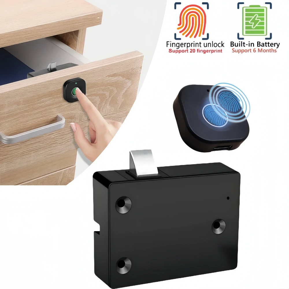 Fingerprint-Smart-Drawer-Cabinet-Locker-Invisible-Lock-Cabinet ...