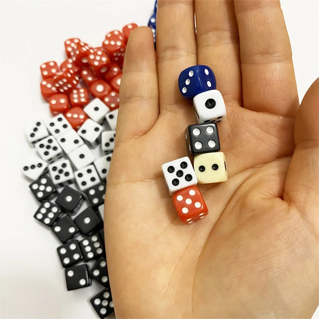 100 Pezzi Primo Simulare Trattato Gioco Di Dadi Yahtzee Macchina Da ...