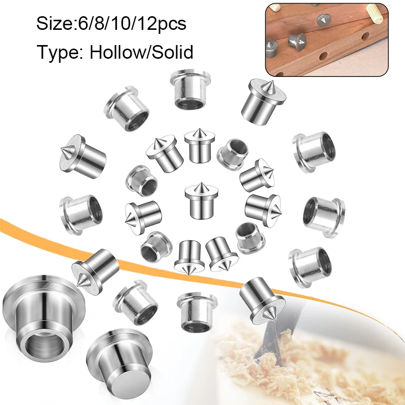 4/8pcs 6-12mm panel furniture positioning woodworking log dowel tip ...