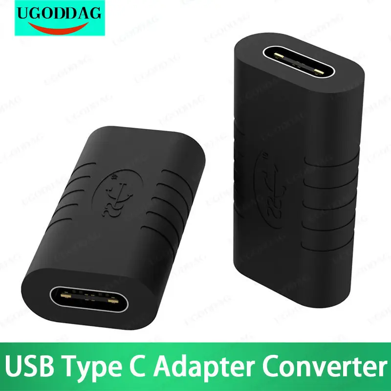 USB-Type-C-Adapter-Female-to-Female-Converter-Portable-USB-C-Charge ...