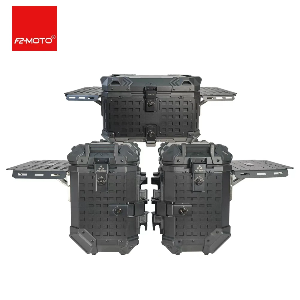 36L Motorcycle TOP Boxes Sets with Folding Plate Suitable ，Sturdy and ...