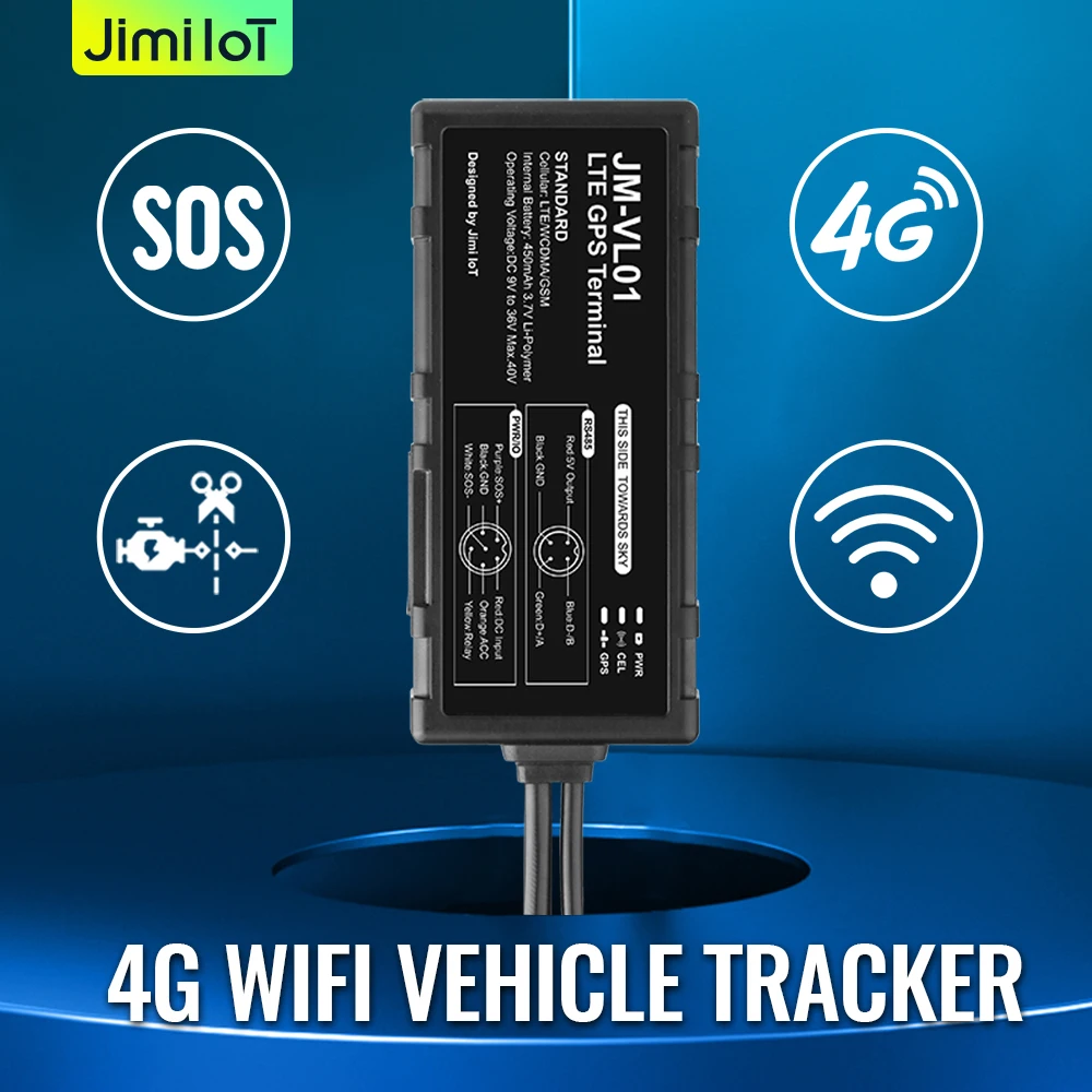 JIMIIOT-GPS-Tracker-For-Car-4G-VL01-Intelligent-Position-System-Wifi-Hotspot-Cable-Locator-Cut ...