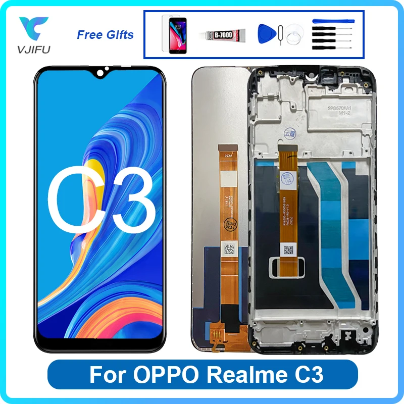 Original-6-5-LCD-For-OPPO-Realme-C3-Display-Touch-Screen-RMX2027 ...