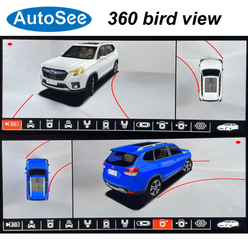 Moniteur-OEM-d-origine-pour-Subaru-2018-2022-XV-Forester-360-degr-s-cam ...