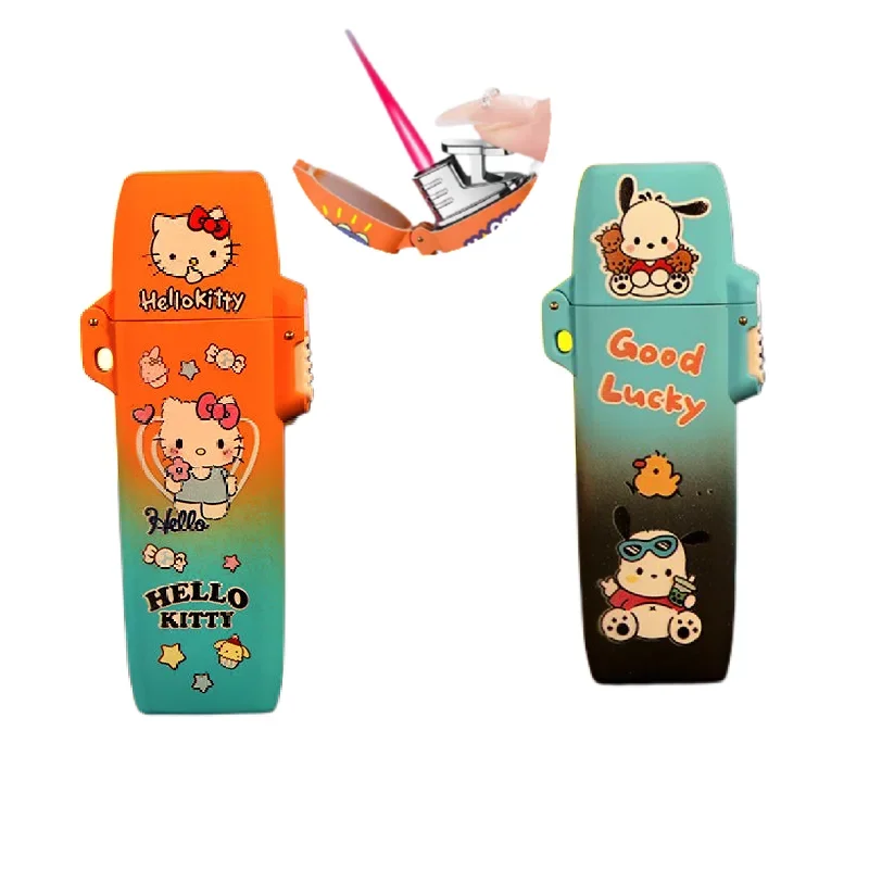 Hello-Kitty-Cartoon-Pink-Flame-Bar-KTV-Briquet-coupe-vent-New-Kuromi ...