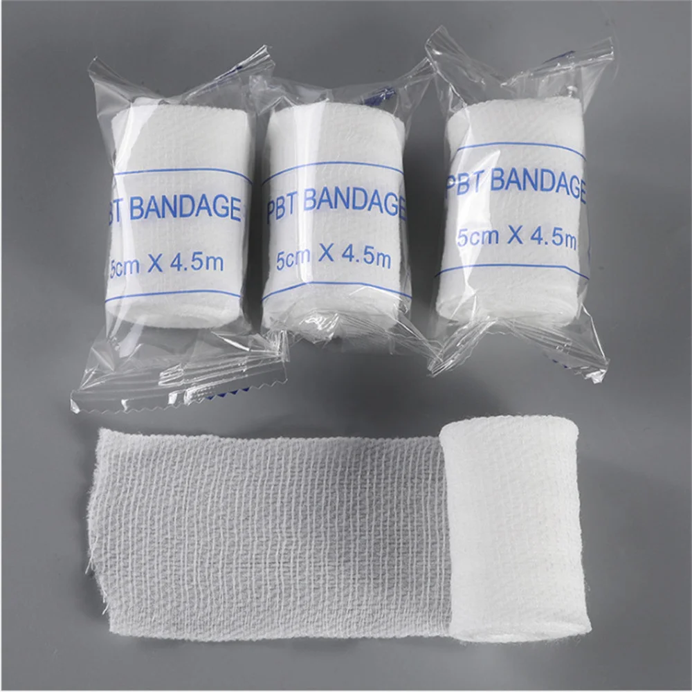 Elastic Bandages White Bandage First Aid Kit Supplies For Home Care And ...
