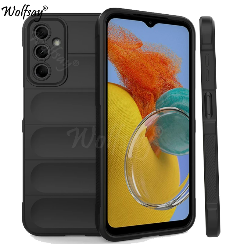 Shockproof-Phone-Case-For-Samsung-Galaxy-M14-Case-Anti-Slip-Silicone ...