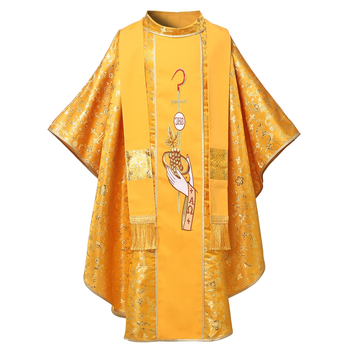 Priest Chasuble Vestments Christian Priest Costumes Adult Catholic ...