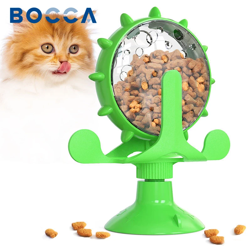 Bocca-Pet-360-Rotating-Toy-Interactive-Treat-Leaking-For-Small-Cat-Dog ...