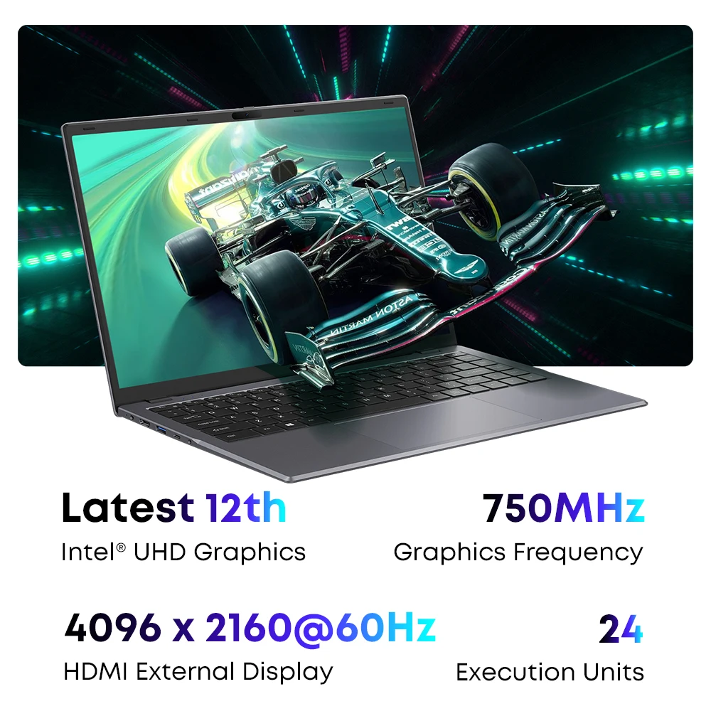 CHUWI GemiBook XPro: Intel N100, 8GB RAM, 256GB SSD – Assorted Produce