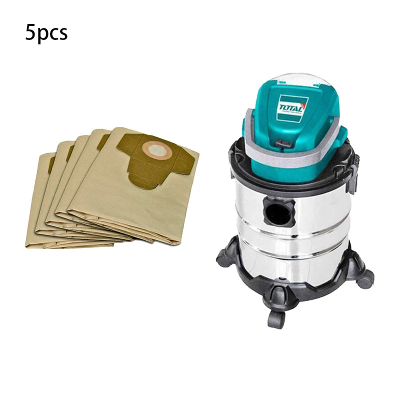 5PCS Disposable Vacuum Cleaner Paper Dust Bag for TOTAL P20S TVLI2005E ...