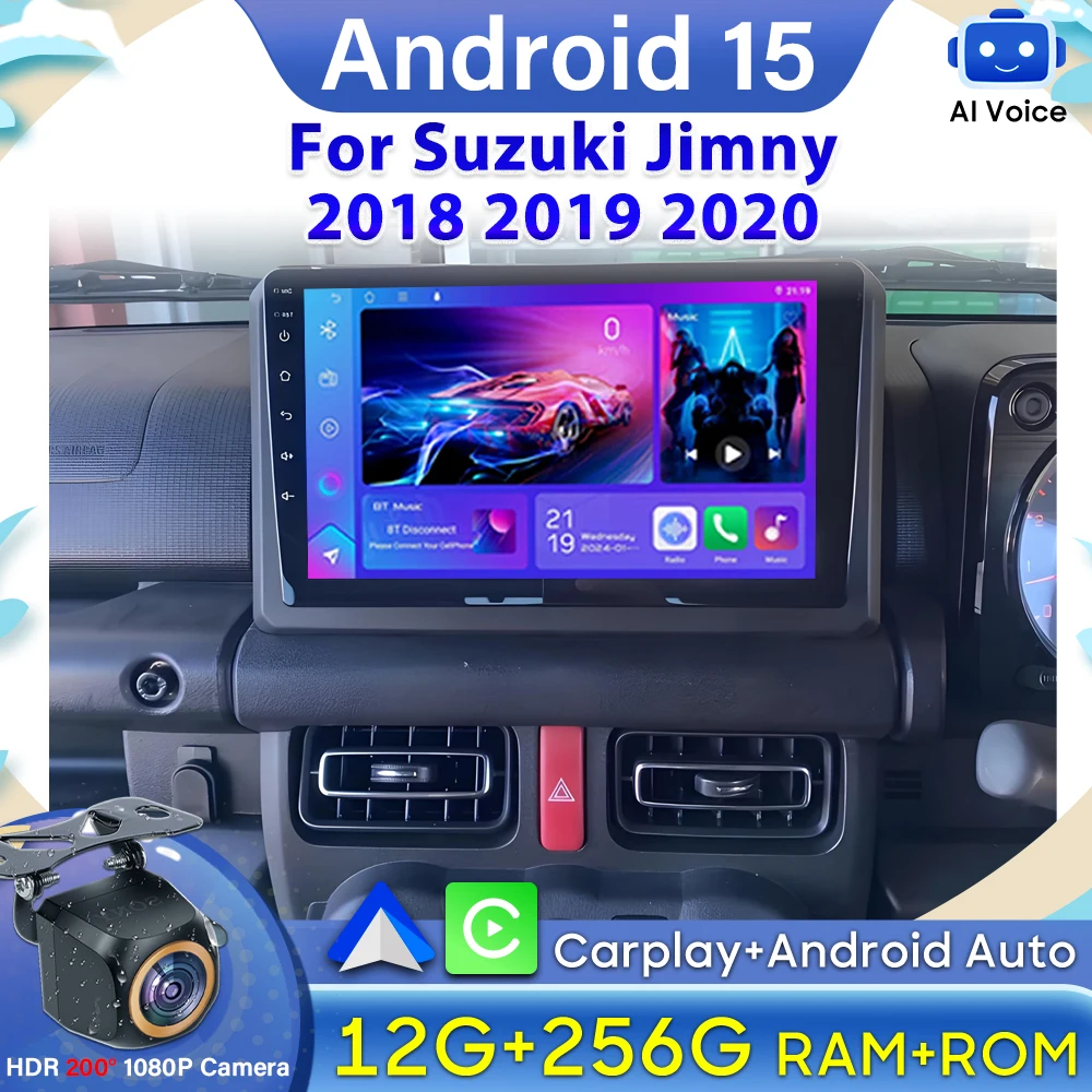 Android 15 Carplay For Suzuki Jimny 2018 2019 2020 GPS Navigation Video ...