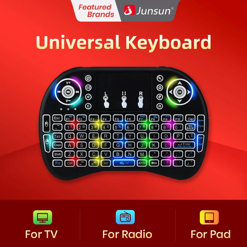 Junsun-Wireless-Keyboard-English-Version-i8-2-4GHz-Air-Mouse-Touchpad ...