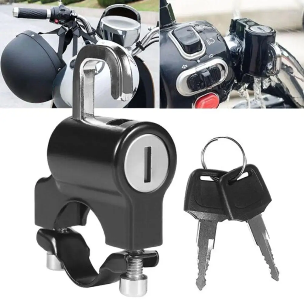 Universal-Motorcycle-Helmet-Lock-Electric-Vehicle-Hook-Lock-Handlebar ...
