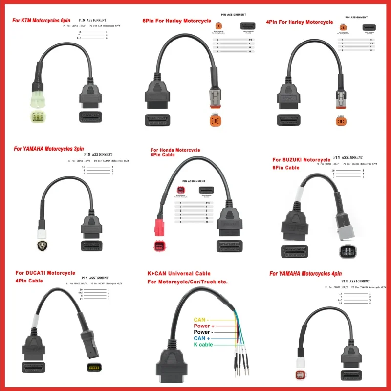 For-KTM-OBD2-Connector-Motorcycle-Motobike-For-YAMAHA-For-SUZUKI-For ...