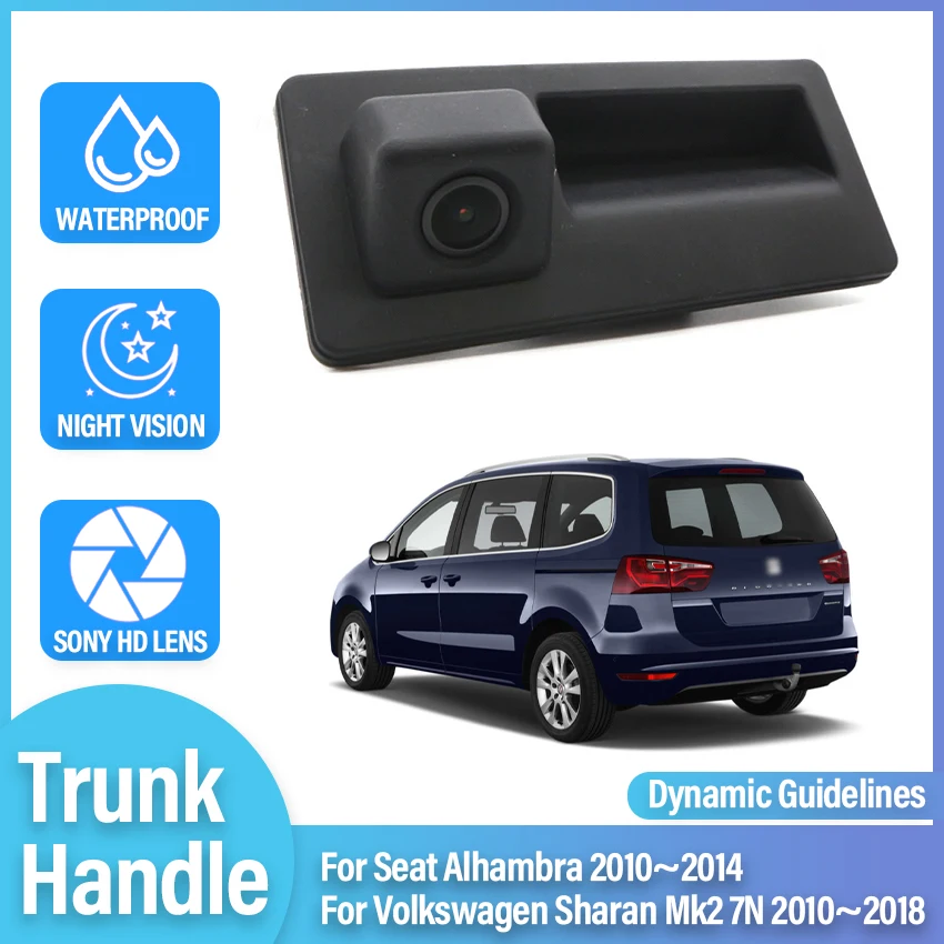 Car Trunk Handle Camera For Volkswagen Sharan Mk2 7n 2010~2018 For Seat ...