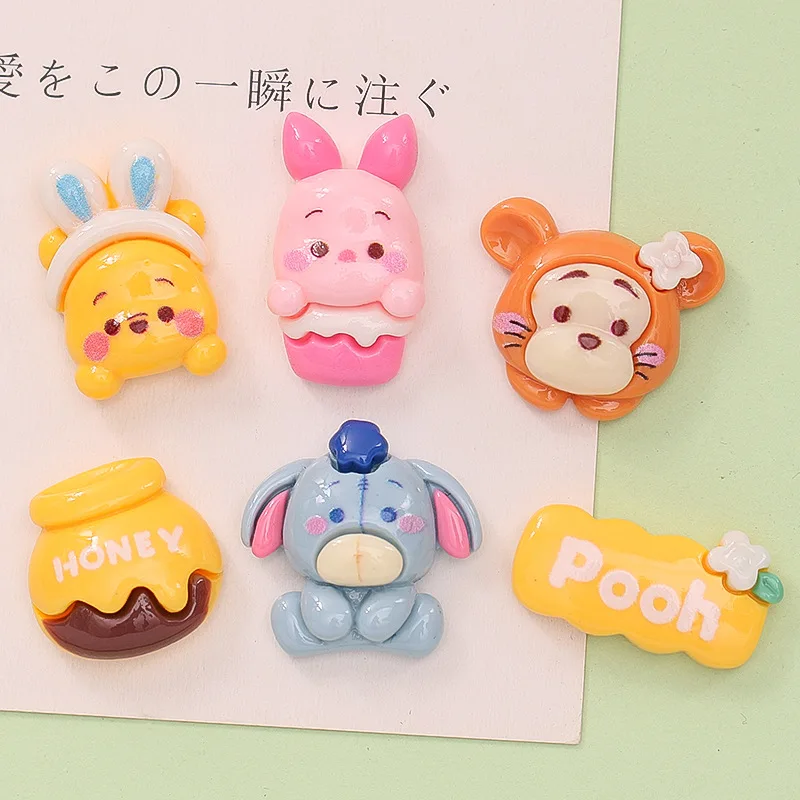 100pcs-Flatback-Resin-Disney-Cartoon-Cabochon-SImulation-Honey-Pot-for ...