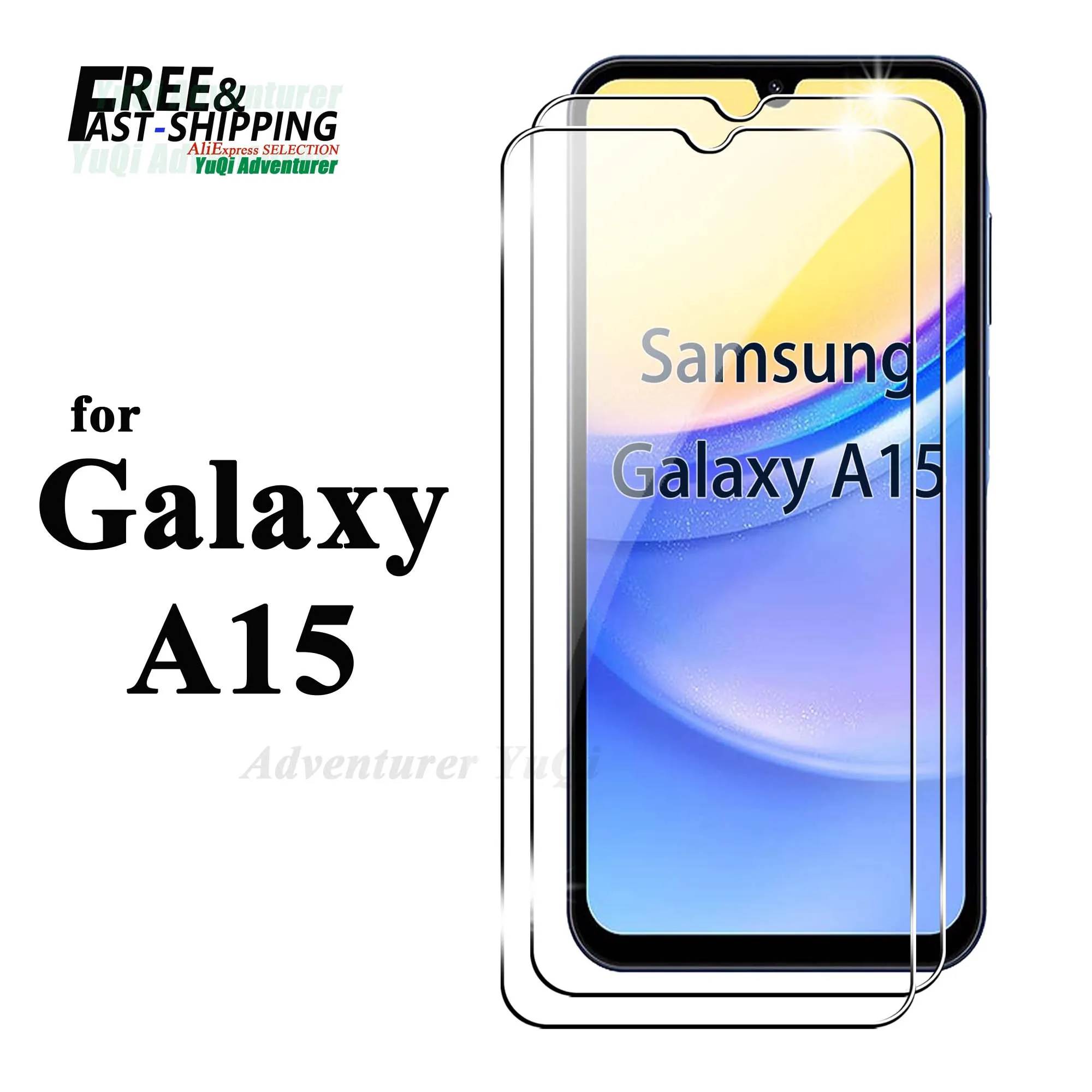 For-Galaxy-A15-Screen-Protector-Samsung-4G-5G-Tempered-Glass-HD-9H-High ...