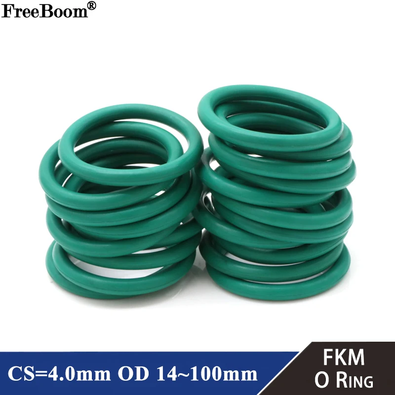 10pcs-FKM-O-Ring-CS-4-0mm-OD-14-100mm-Insulation-Oil-High-Temperature ...