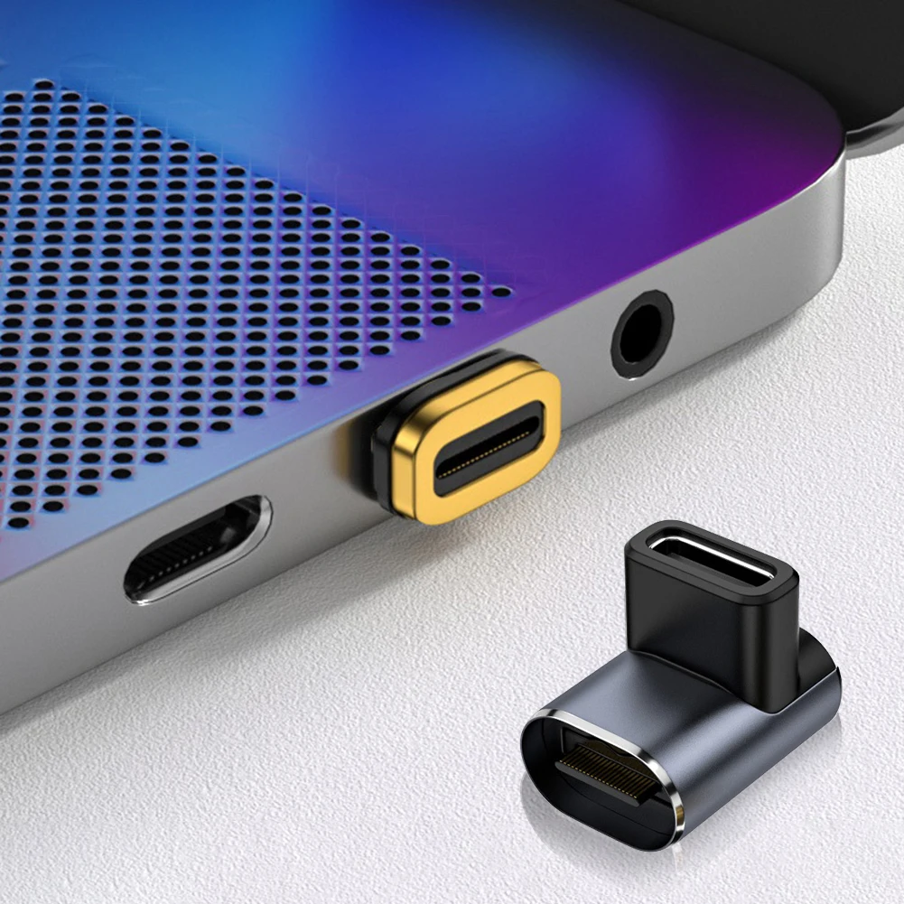 USB4-0-40gbps-Magnetic-Type-C-Adapter-PD-100W-Elbow-Magnetic-Adapter ...