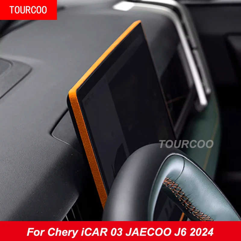 For Chery iCAR 03 JAECOO J6 2024 Instrument Panel Screen Suede ...