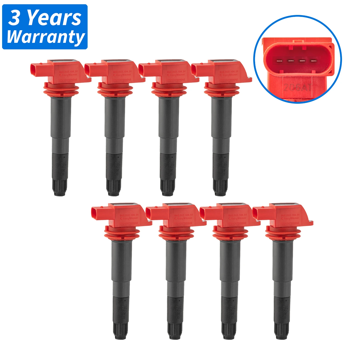 8-PCS-Ignition-Coils-94860210414-94860210404-For-PORSCHE-Cayenne-92A ...