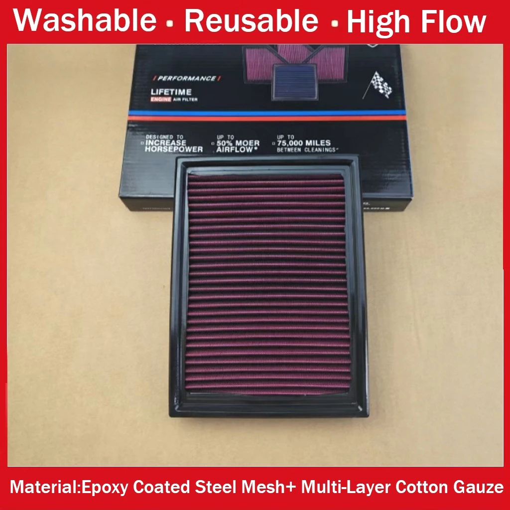 Car High Flow Air Filter Fits for BMW 316 318 320 325 520 525 X3 Z3 Z4 ...