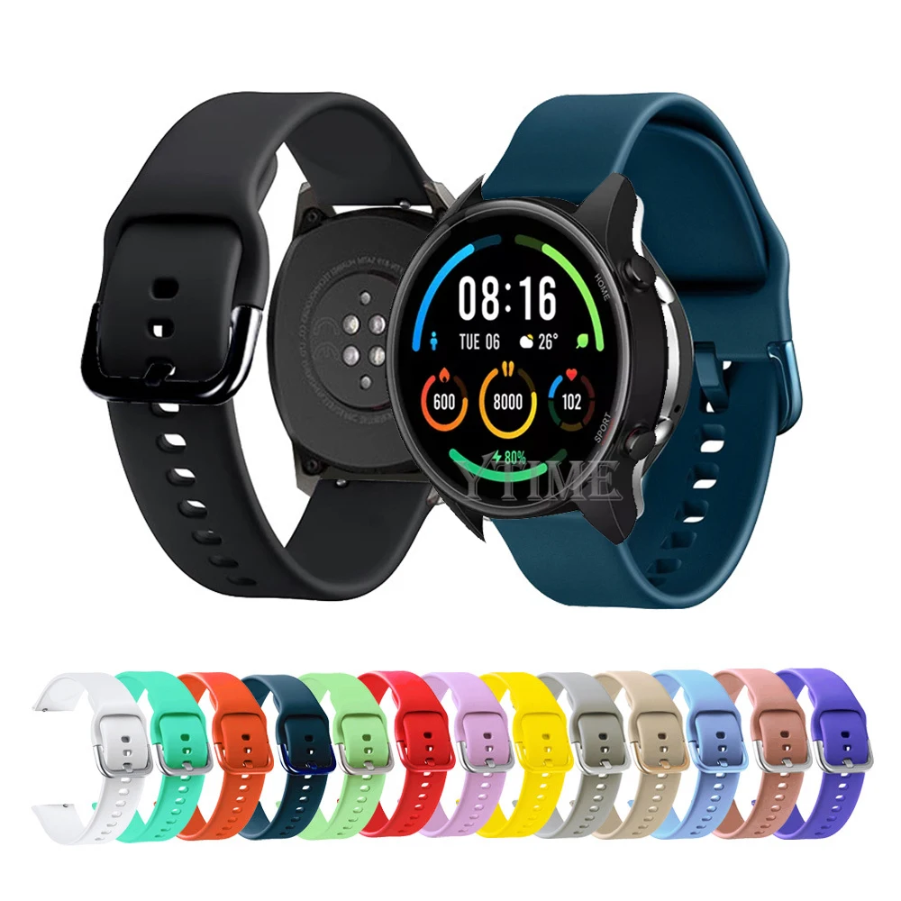 22mm-Silicone-Watch-Band-Strap-For-Xiaomi-Mi-Watch-Color-sports-S1-Pro ...