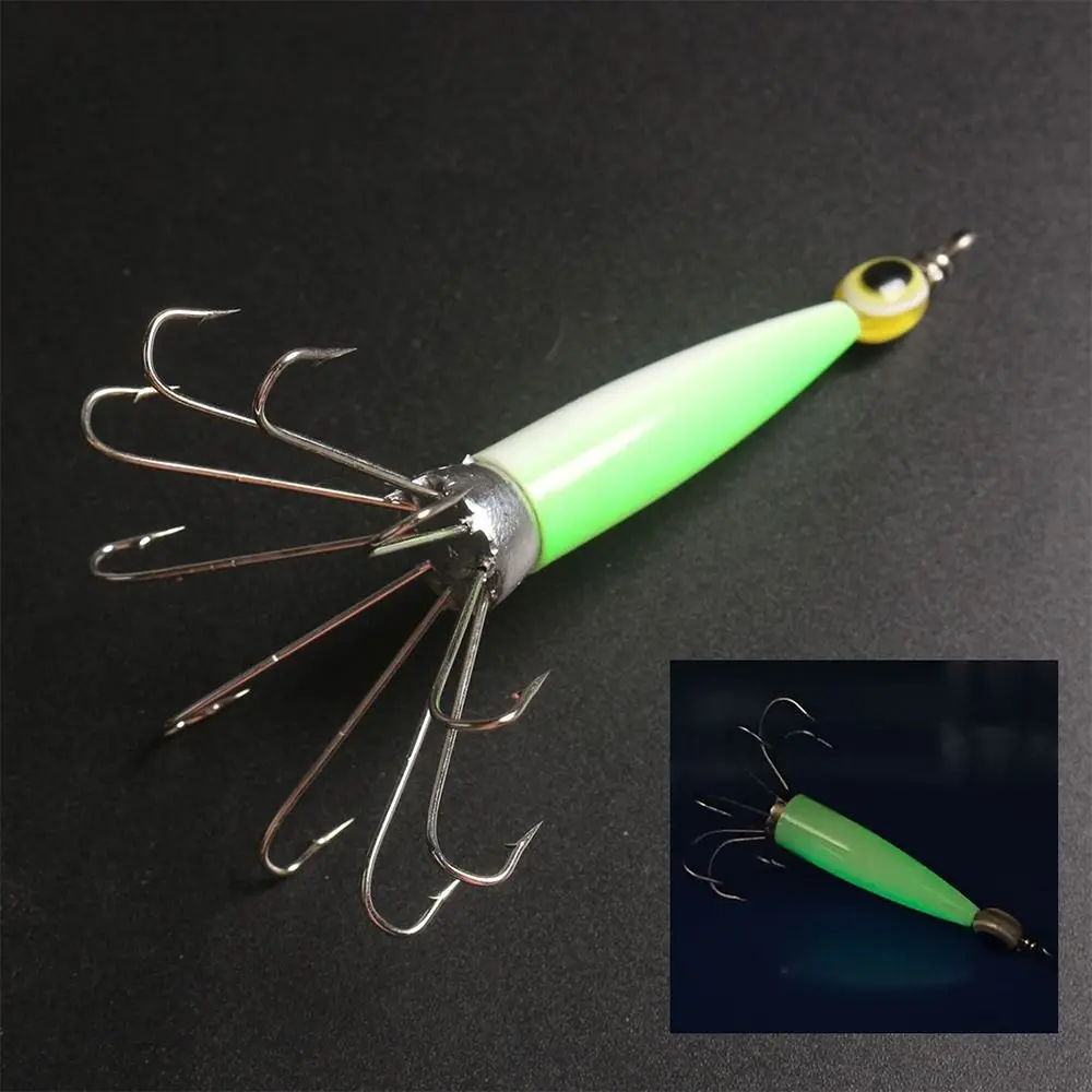 1Pc-Sleeve-fish-Luminous-Octopus-Bait-Squid-Jig-Hook-with-Fish-Eyes ...
