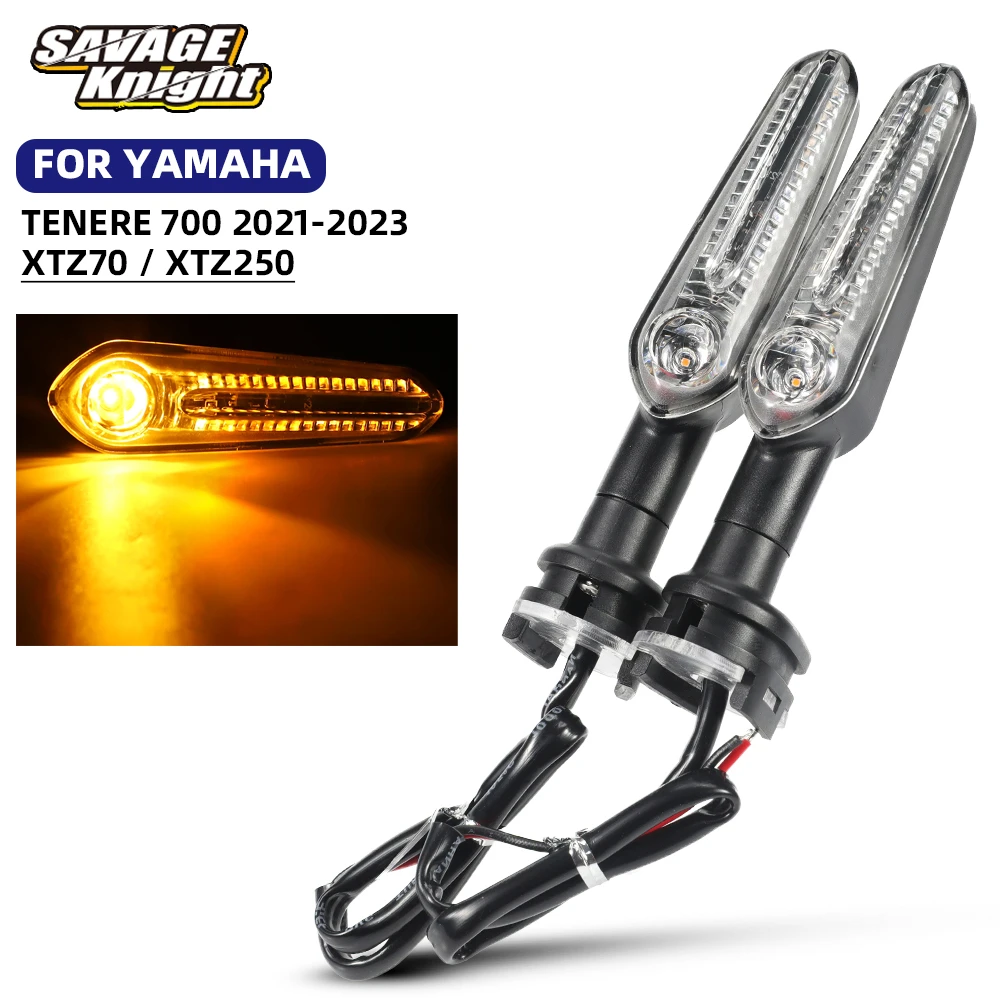 Front Rear Flasher Led Motorcycle Turn Signals Light For Yamaha Tenere ...