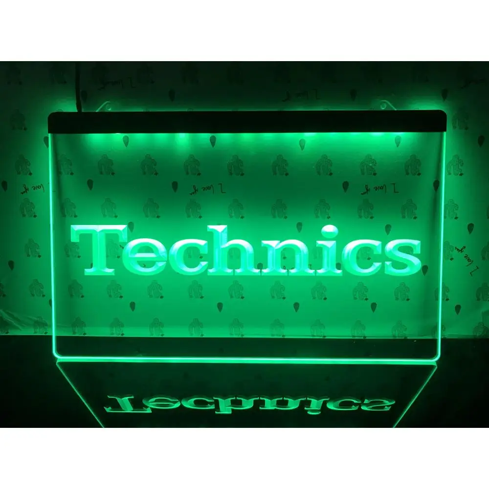 Technics-Turntables-DJ-Music-LED-Neon-Sign-3D-Carving-Wall-Art-for-Home ...