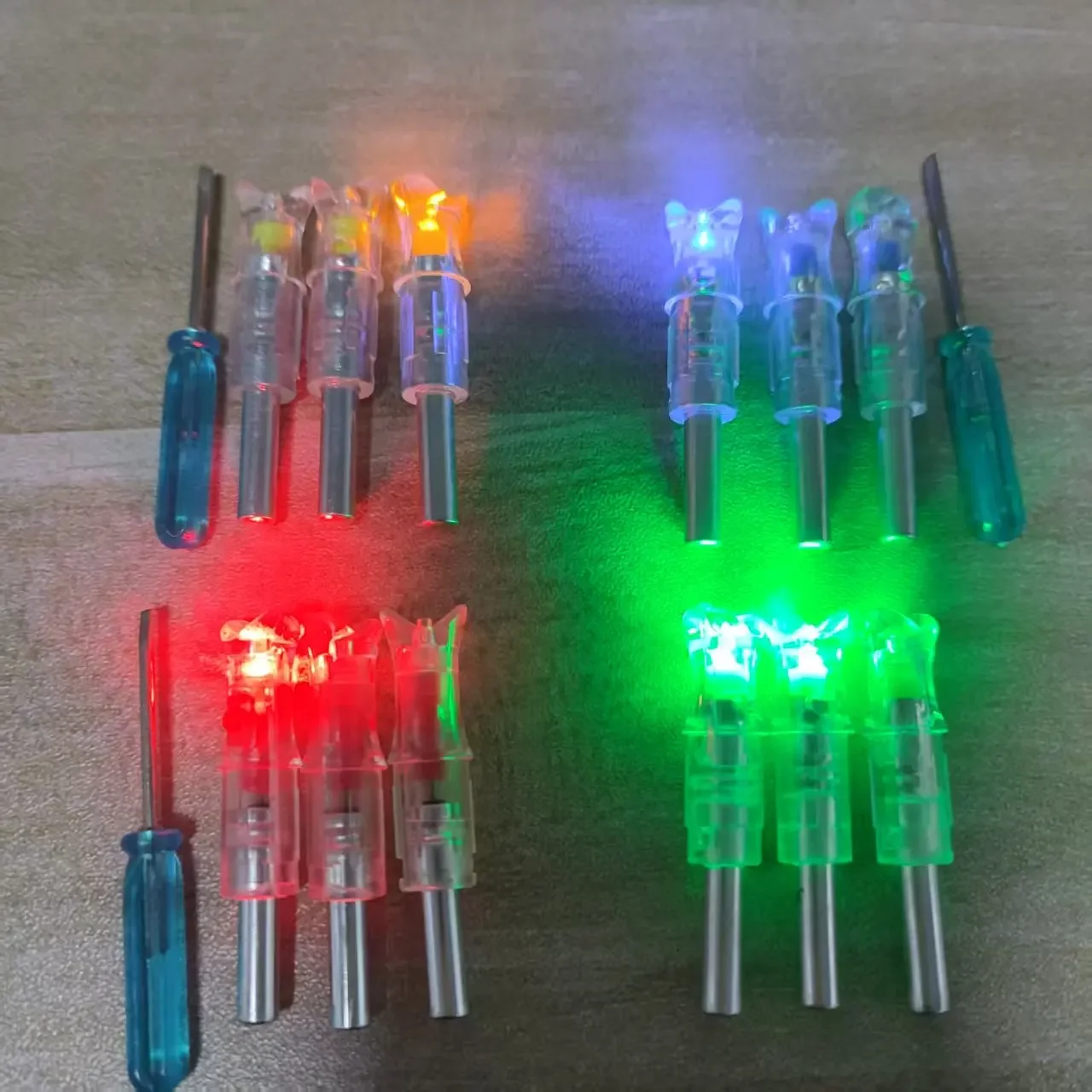 Luminous Nock Set for Arrow, LED Lighted Tail for Recurve Hunting ...