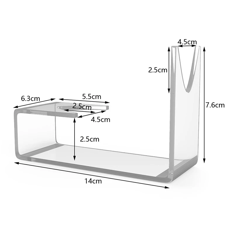1-2PCS-Pistol-Display-Stand-Toy-Pistol-Display-Holders-Clear-Toy-Pistol ...