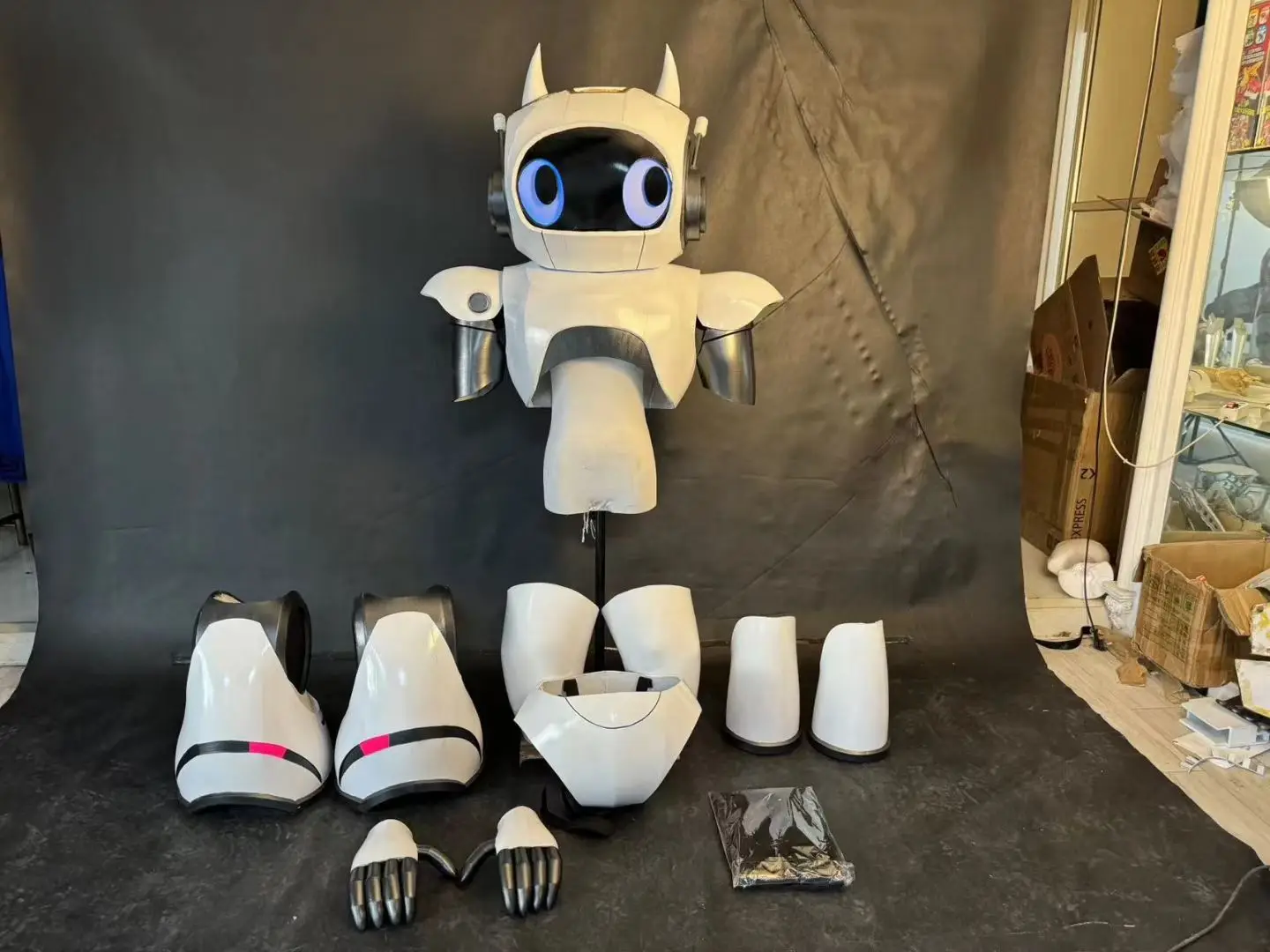 Robot-Girl-Armor-Nighclub-Bar-Led-costume-Party-Event-dance-performance ...