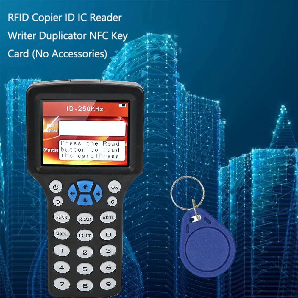 Handheld Card Reader HID 125KHZ Smart Copier Writer Readers Full Color ...