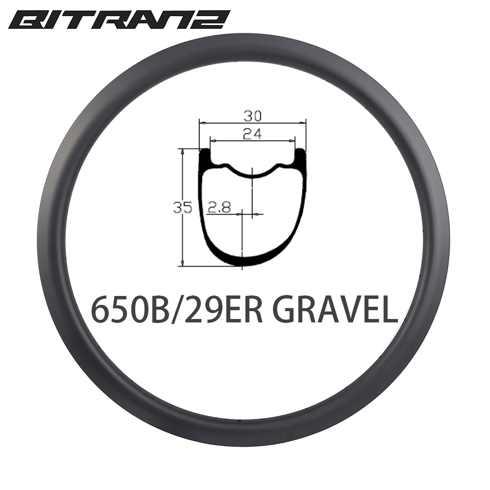 650b-29er-Gravel-Bike-Wheels-35mm-Depth-30mm-Width-Hookless-Tubeless ...