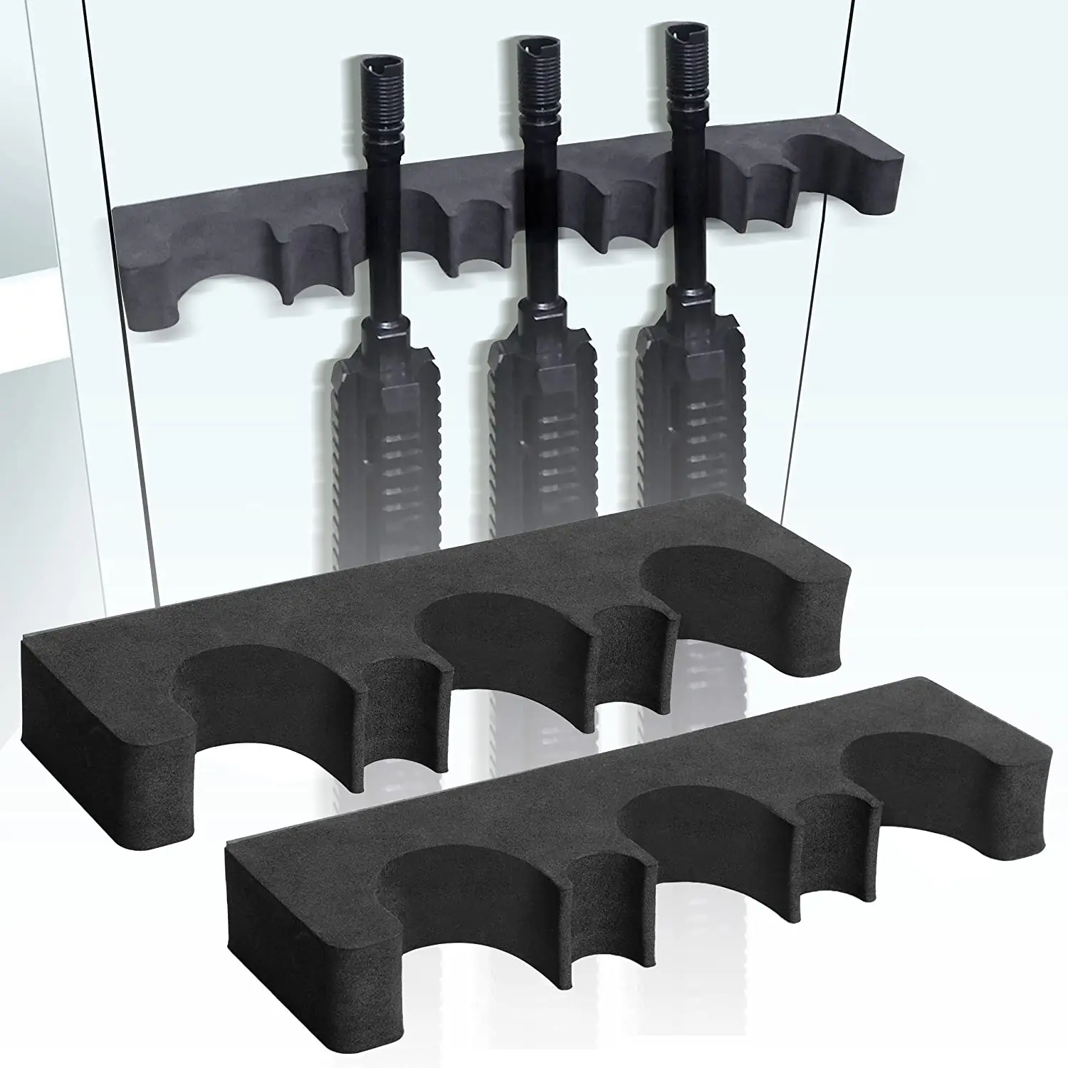 2Pcs-3-5-Slots-Foam-Gun-Rack-Kit-for-Rifle-Barrel-Stand-Gun-Safe ...