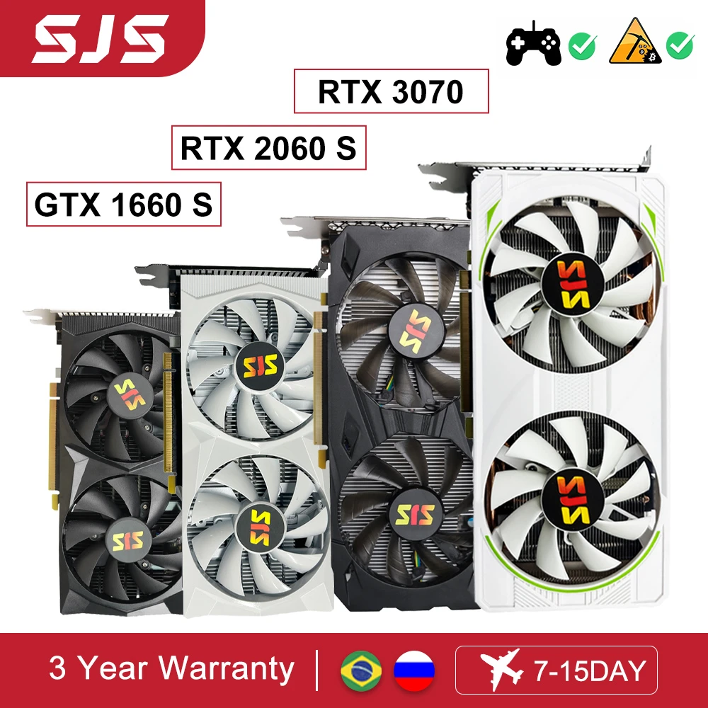 Sjs Gtx1660 Super 6gb Gaming Video Card Nvidia Gtx 1660 Super 6g ...