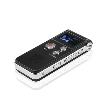 8GB Voice Recorder MP3 Player Mini Sound Audio Recorder Professional ...