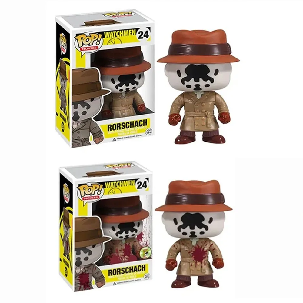 Funko Pop Watchmen #24 Rorschach Bloody Exclusive #24 Movies Figura de ...