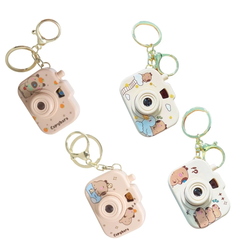 Fun Capybaras Design Keychain With Built In Mini Projector for Bags ...
