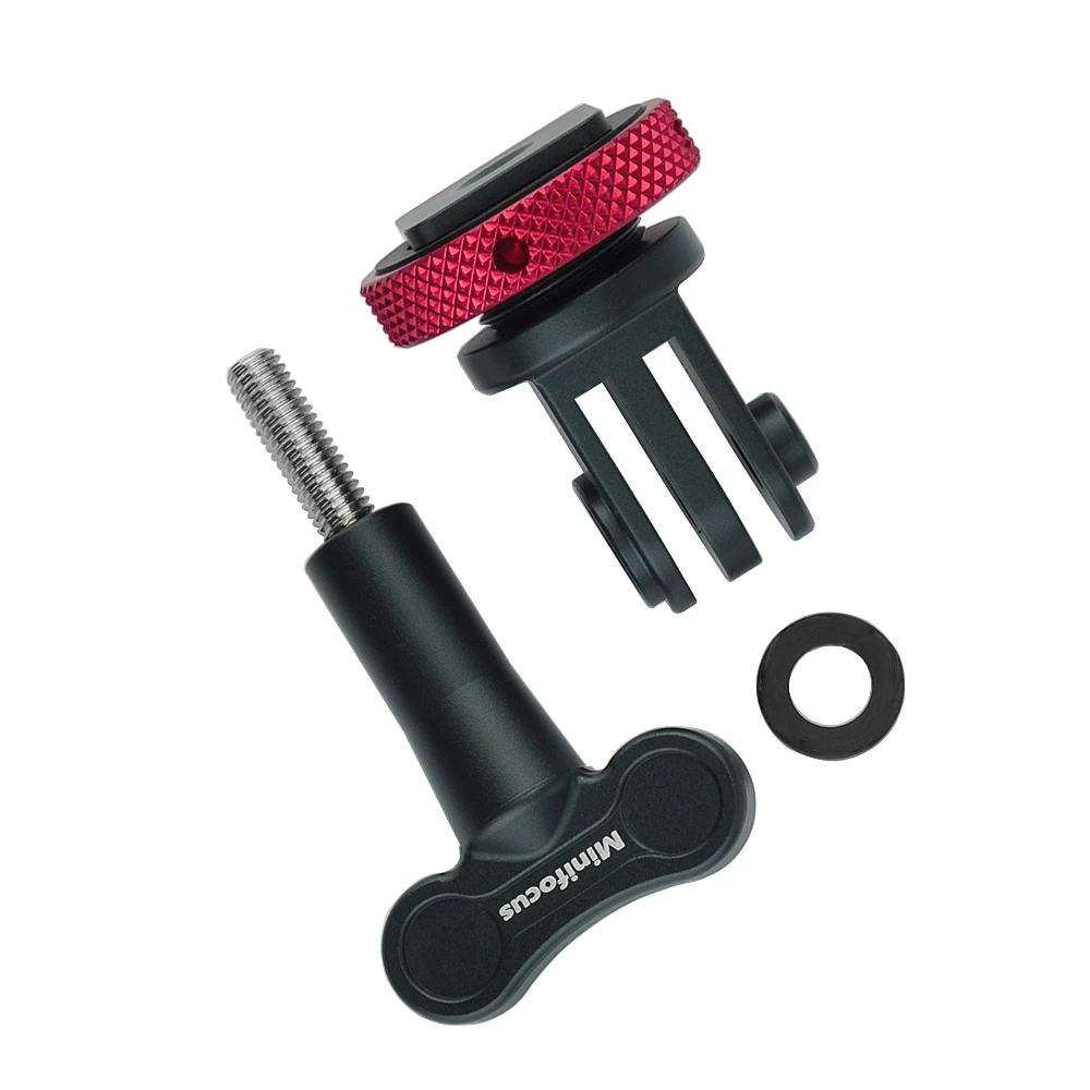 Hot Shoe Mount Adapter Aluminum Alloy CNC Tripod Screw for Action ...