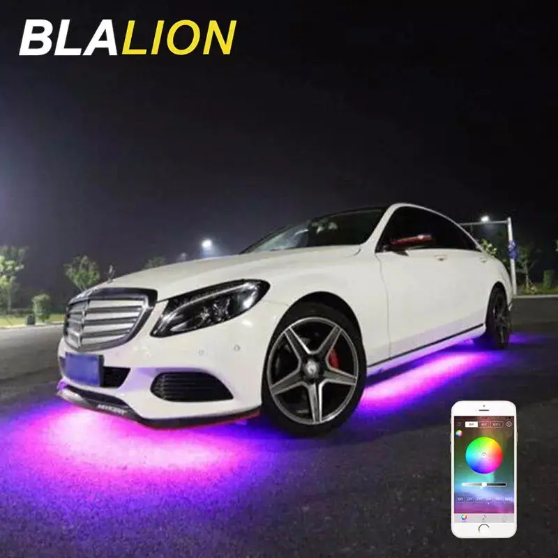 Led Car Underglow Lights Remote/app Control Chassis Neon Lights Rgb ...
