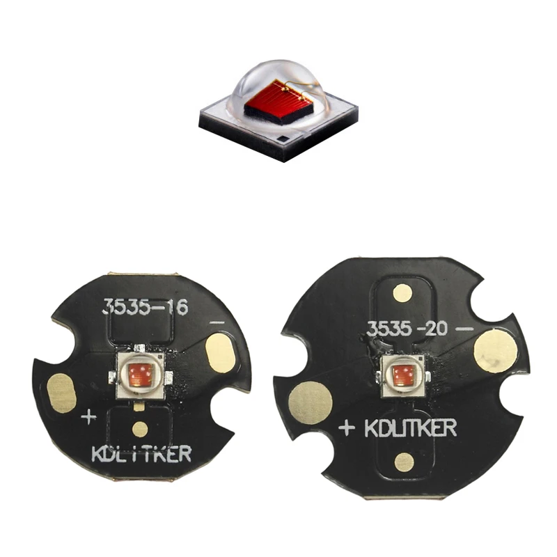 Cree Xp-e2 P3 A2 585nm - 595nm Amber Led Emitter With 16mm/20mm Dtp ...